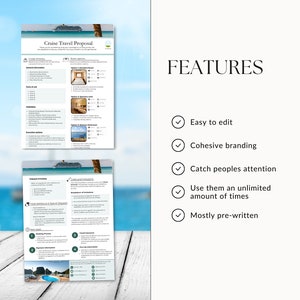 Cruise Travel Agent Proposal Template Travel Advisor Marketing Forms ...