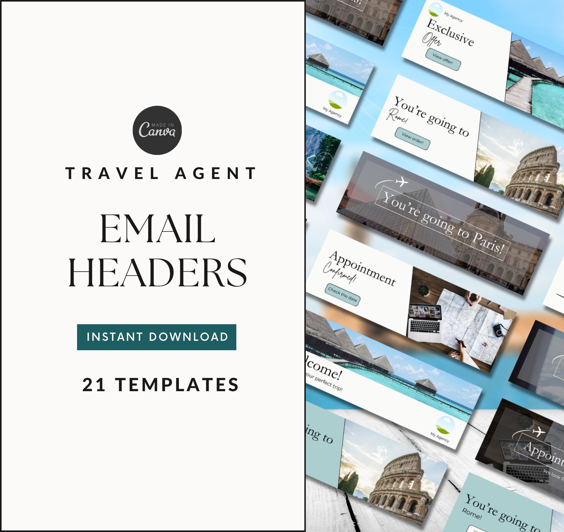 Email Header Travel Agent. Travel Agent Email Marketing. Travel Agent ...