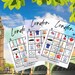 London City Travel Scavenger Hunt Cards, 3 Variations. London Travel ...