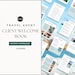Travel Agent Client Welcome Book Onboarding Book Travel Advisor Small ...