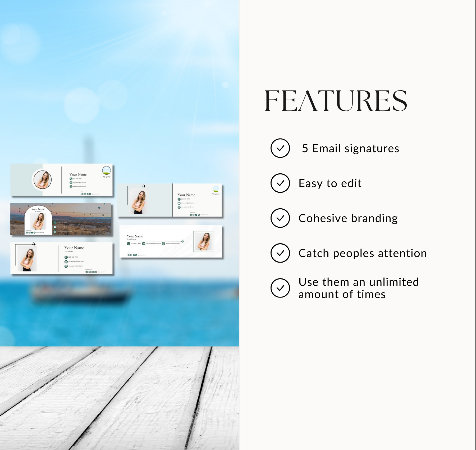 Travel Agent Email Signatures Travel Advisor Email Marketing Small ...