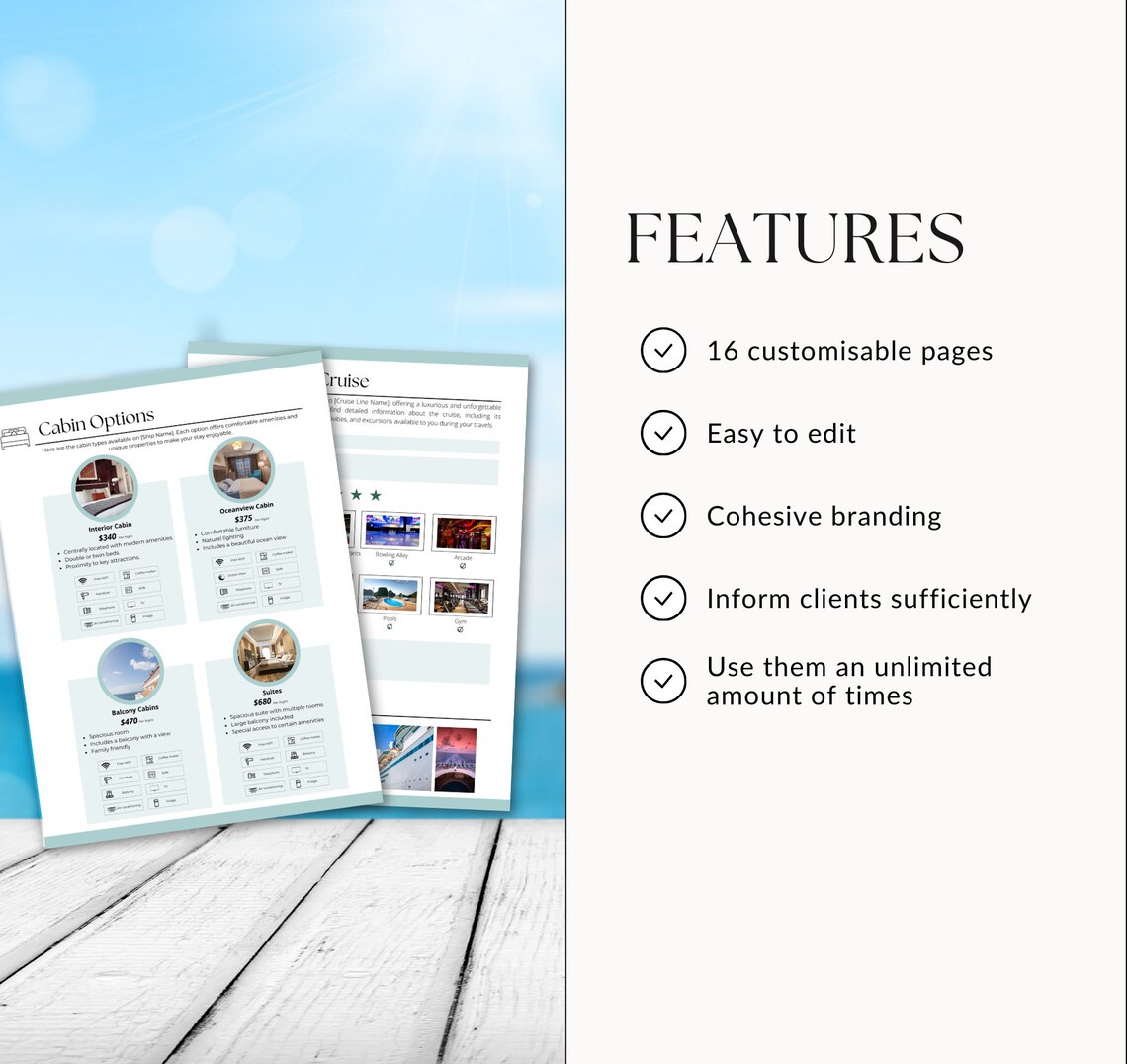 Cruise Travel Agent Proposal Template Marketing Forms Travel Advisor ...