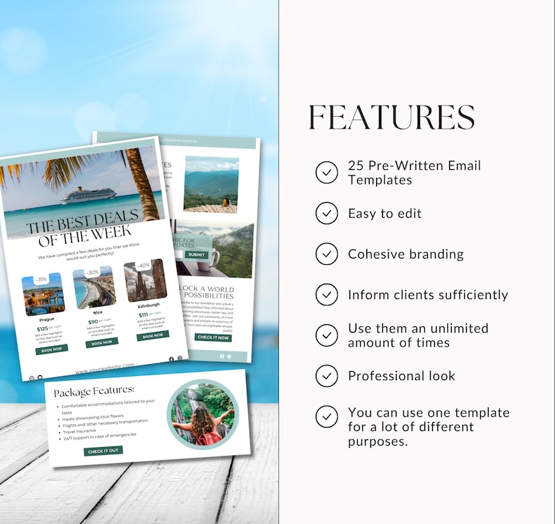 Travel Agent Email Templates Newsletter Templates Travel Advisor Small ...