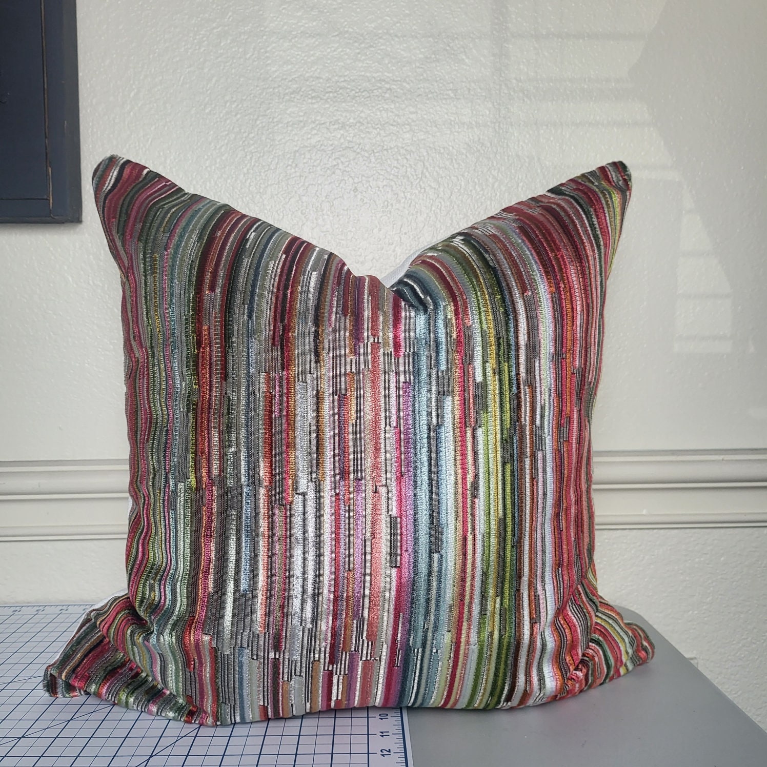 Designtex Moquette: Tokyo Luxury Pillow Cover, Cut Velvet Fabric With ...