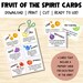 34 Fruit of the Spirit Lunchbox Notes for Kids, Positive Affirmations ...