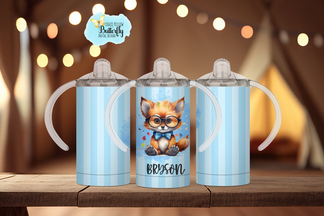 Baby Fox Sippy Cup Tumbler Wrap, Sippy Cup 12 Oz Tumbler Wrap, Baby Fox ...