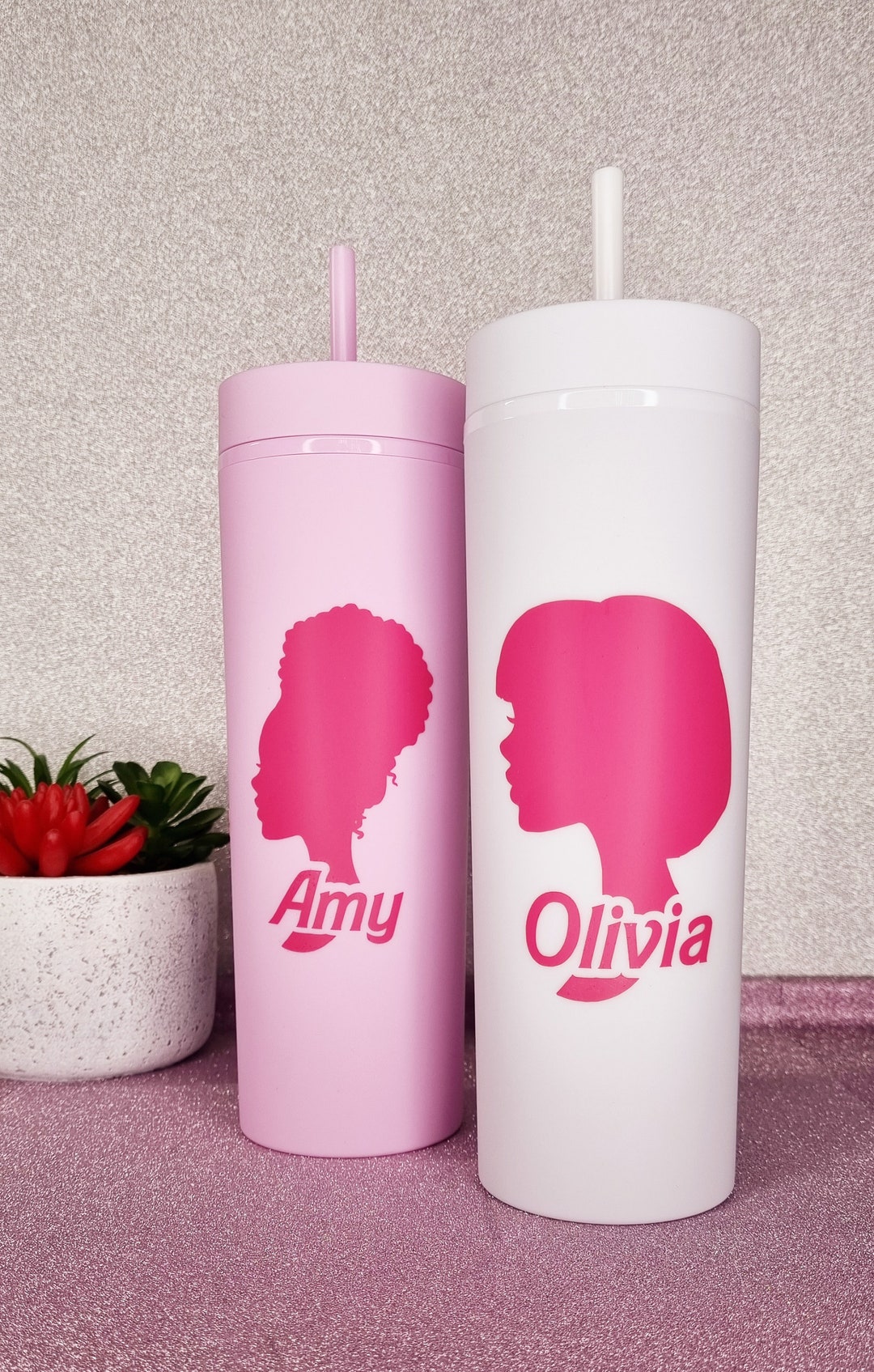 Novelty Profiles With Personalised Name or Word Inlay on 20oz - Etsy