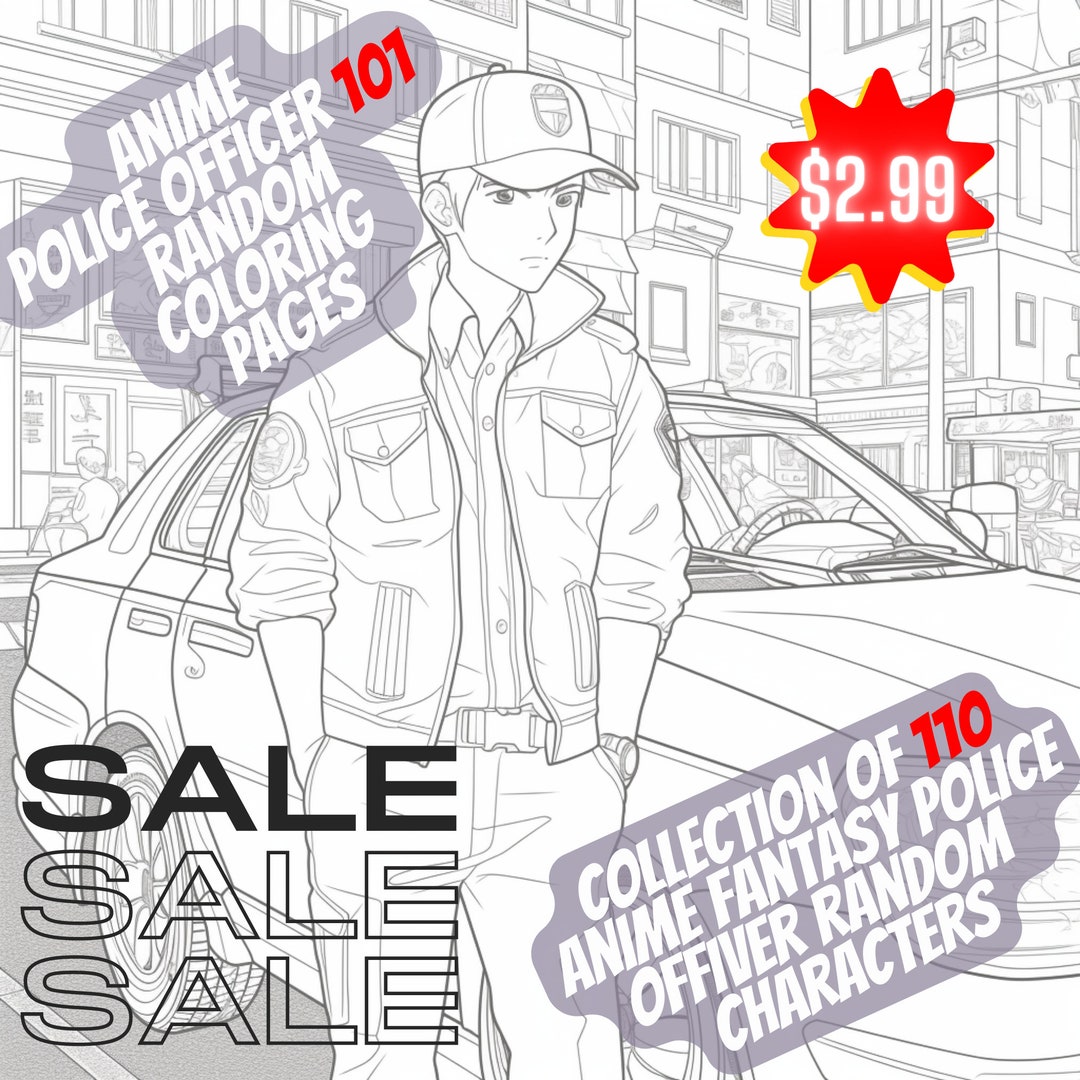 101 Amazing Anime Police Officer Random Coloring Pages Anime Police ...