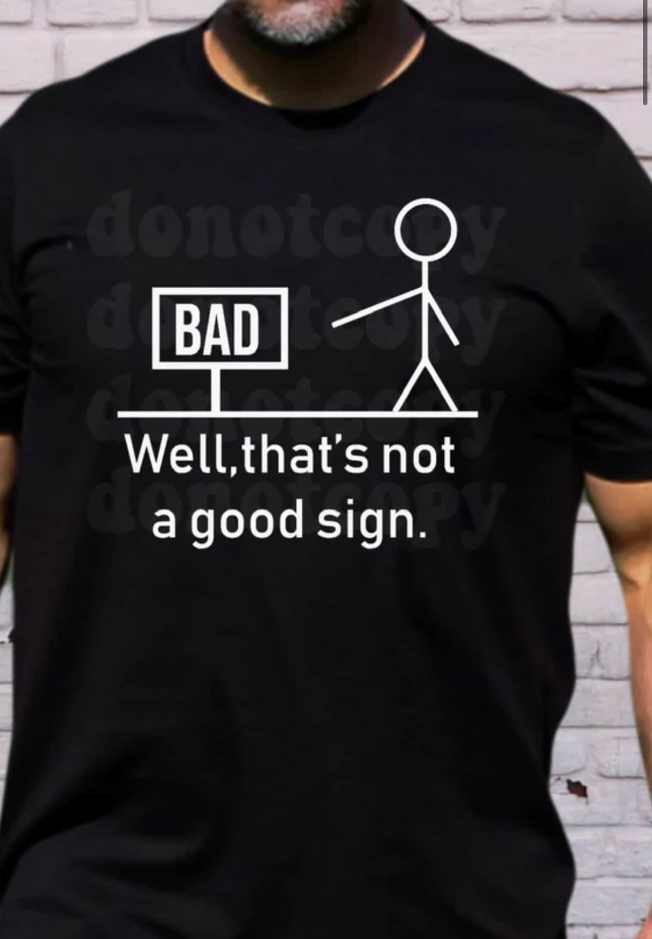 Thats A Bad Sign T-shirt - Etsy