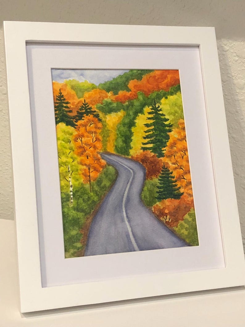 Fall Art, Watercolor Painting - Etsy
