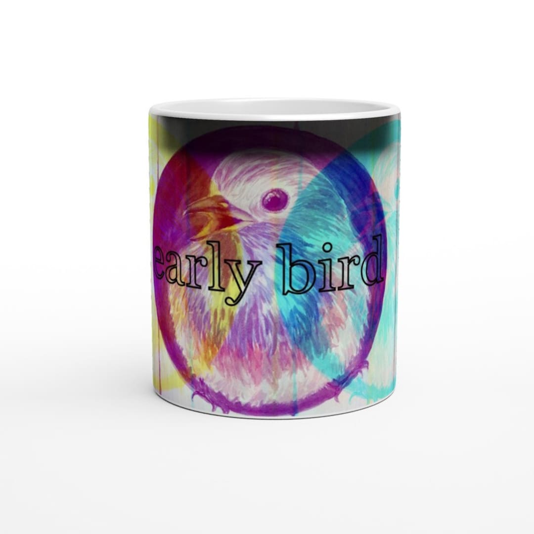 Magic Color-changing Bird Mug Heat-sensitive Cup Reveals Vibrant Bird ...