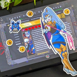 Megaera, First of the Furies Art Nouveau Waterproof Vinyl Sticker - Meg ...