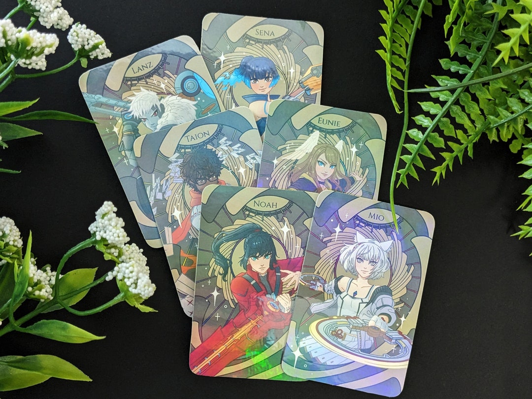Holographic Vinyl Stickers of Xenoblade Chronicles 3 Characters - XC3 ...