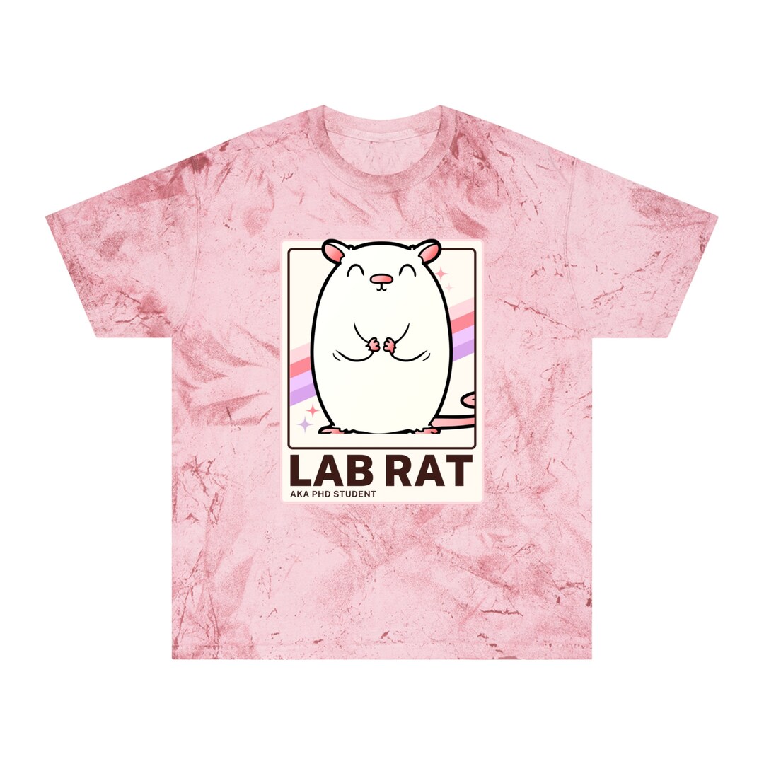 Lab Rat Aka Phd Student Tee - Cute Lab Rat Rainbow Sparkle T-shirt ...
