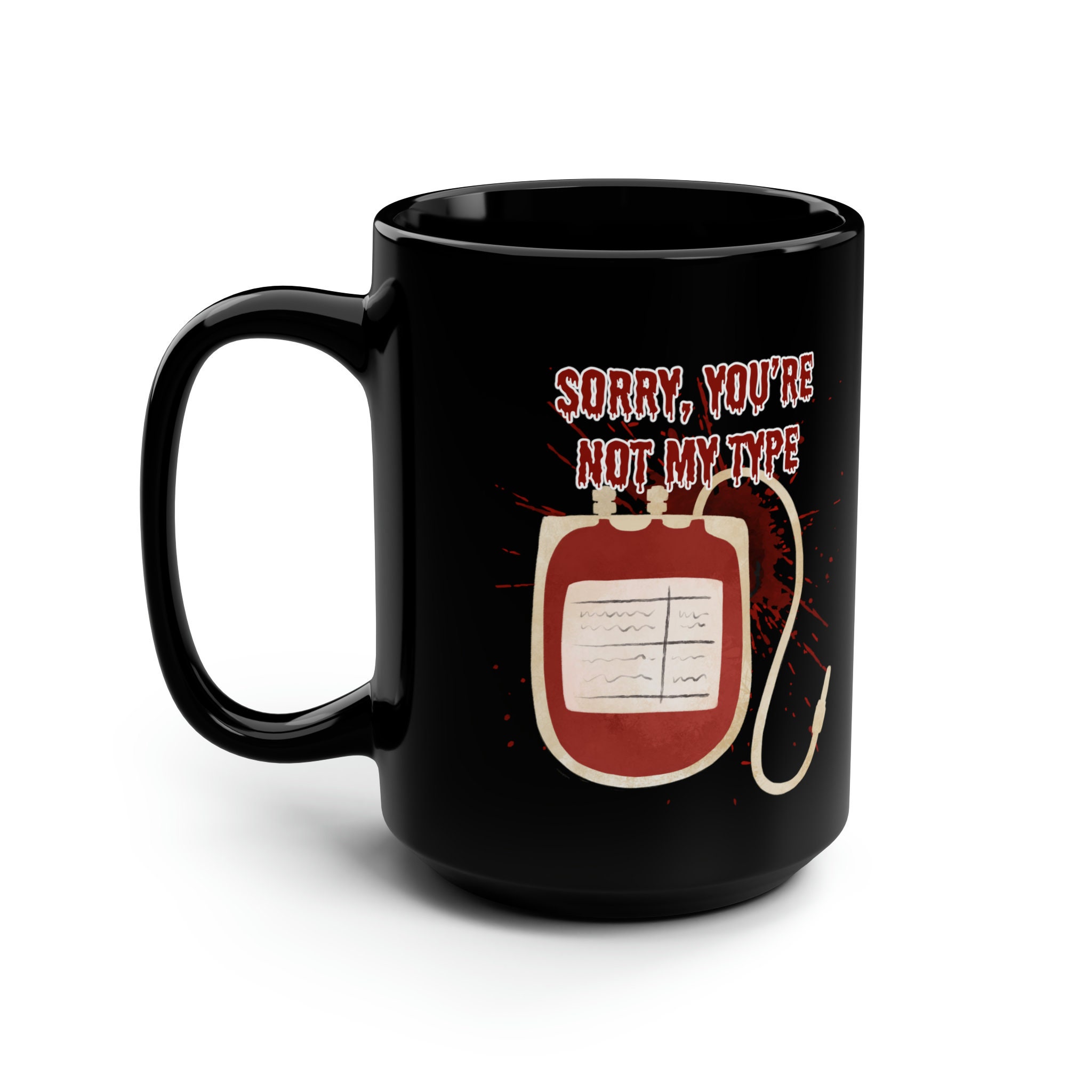 Not My Type Blood Type Mug - Etsy