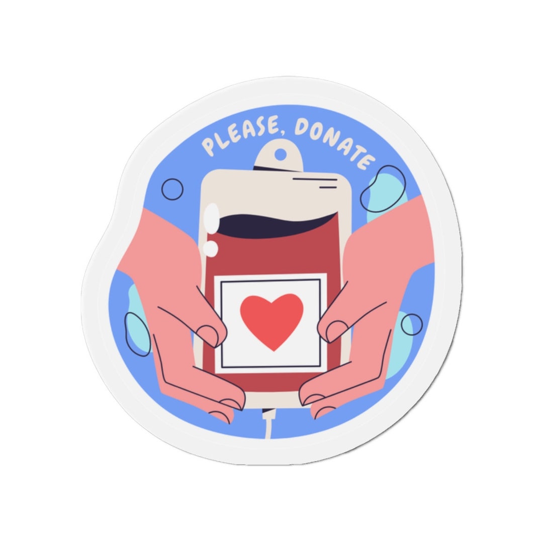 Please Donate Blood Donation Blood Bank Magnet - Etsy