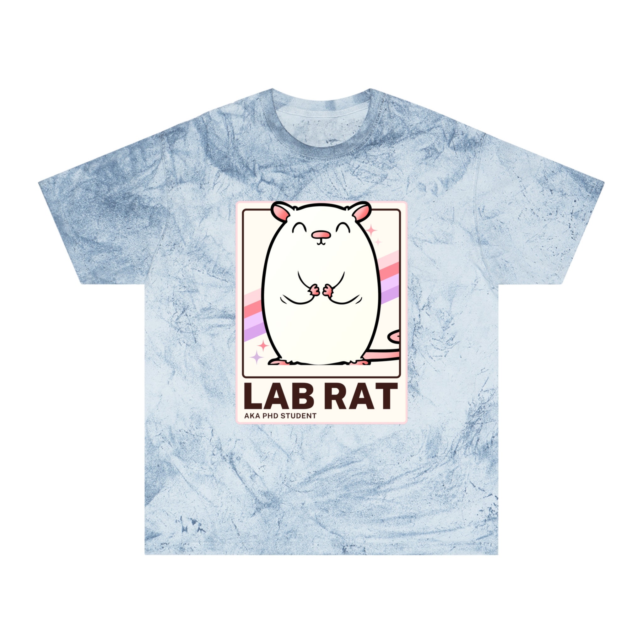 Lab Rat Aka Phd Student Tee Cute Lab Rat Rainbow Sparkle - Etsy