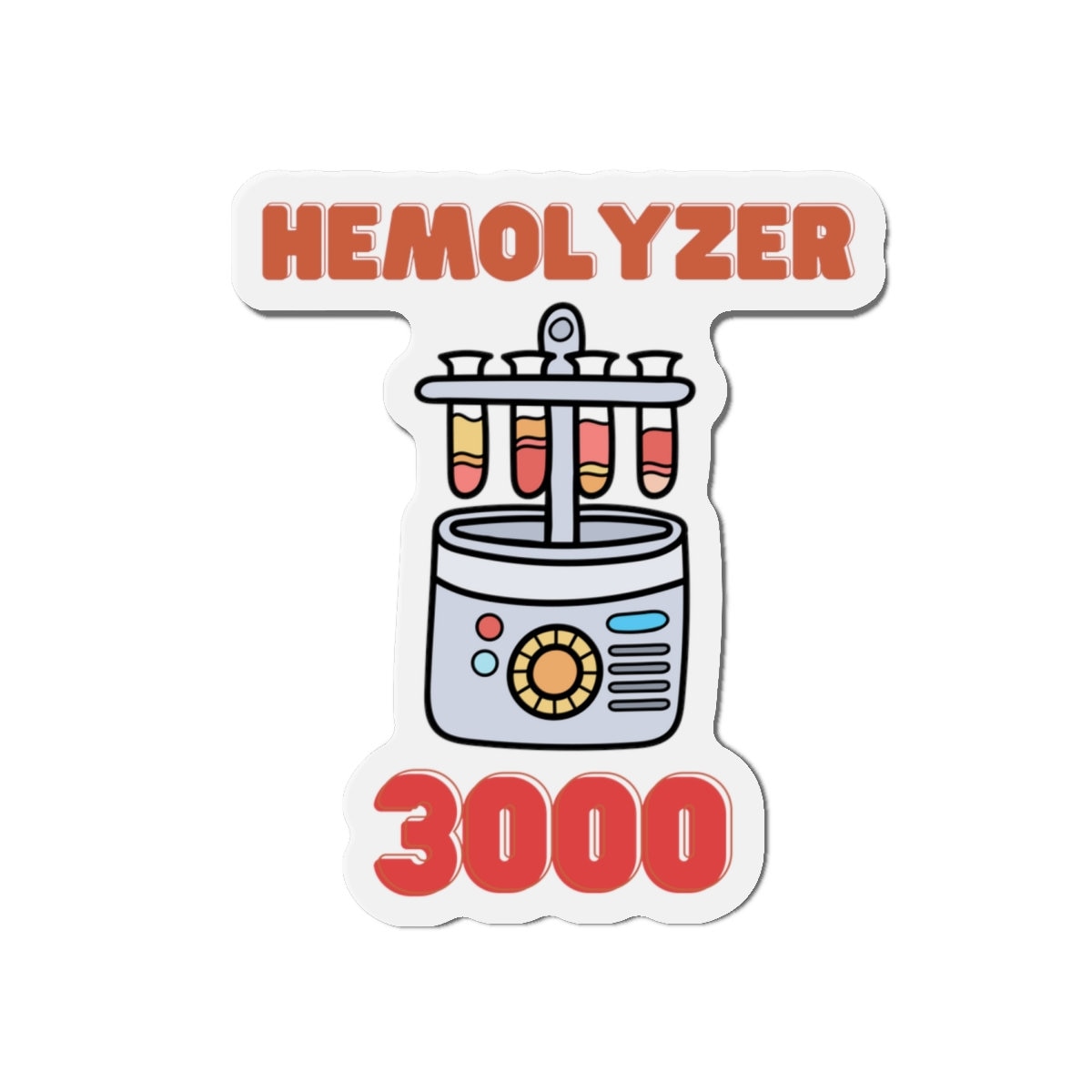Hemolyzer 3000 Die-cut Magnet - Etsy