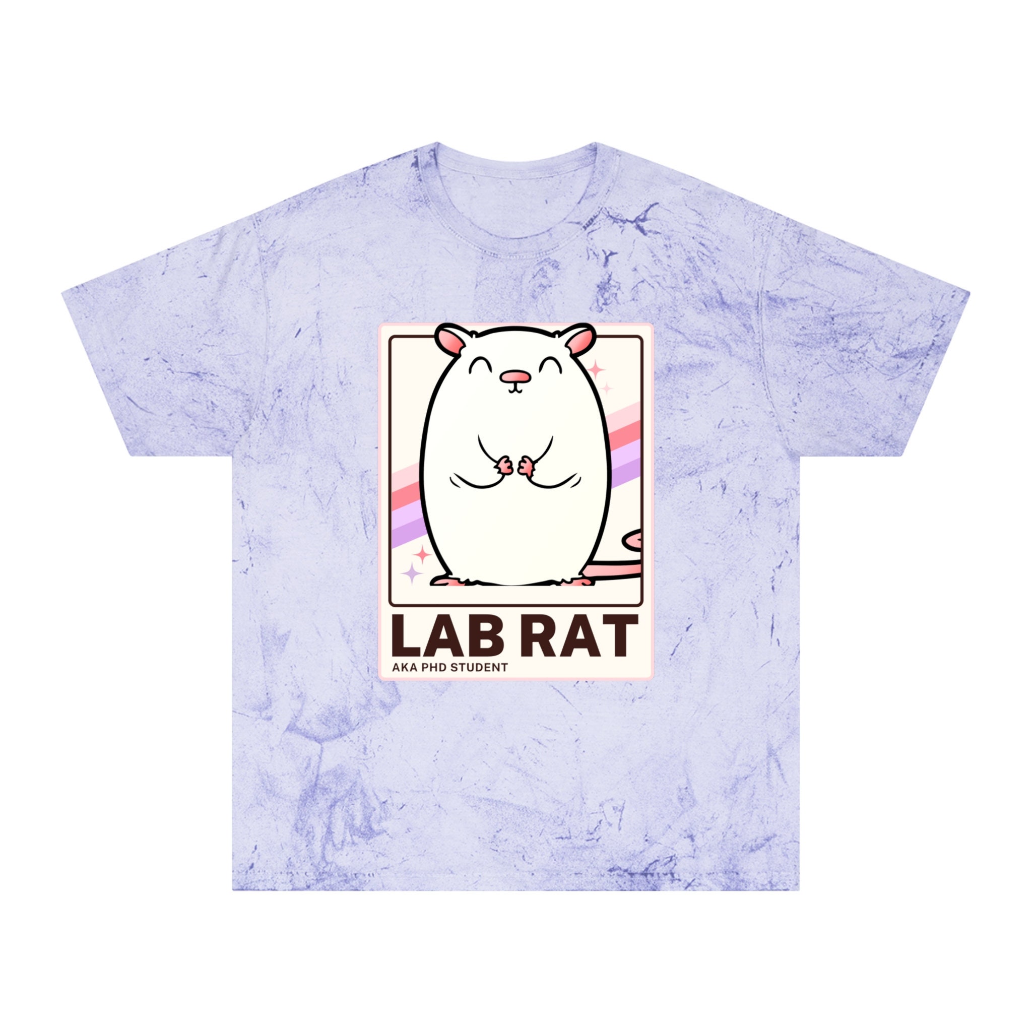 Lab Rat Aka Phd Student Tee Cute Lab Rat Rainbow Sparkle - Etsy