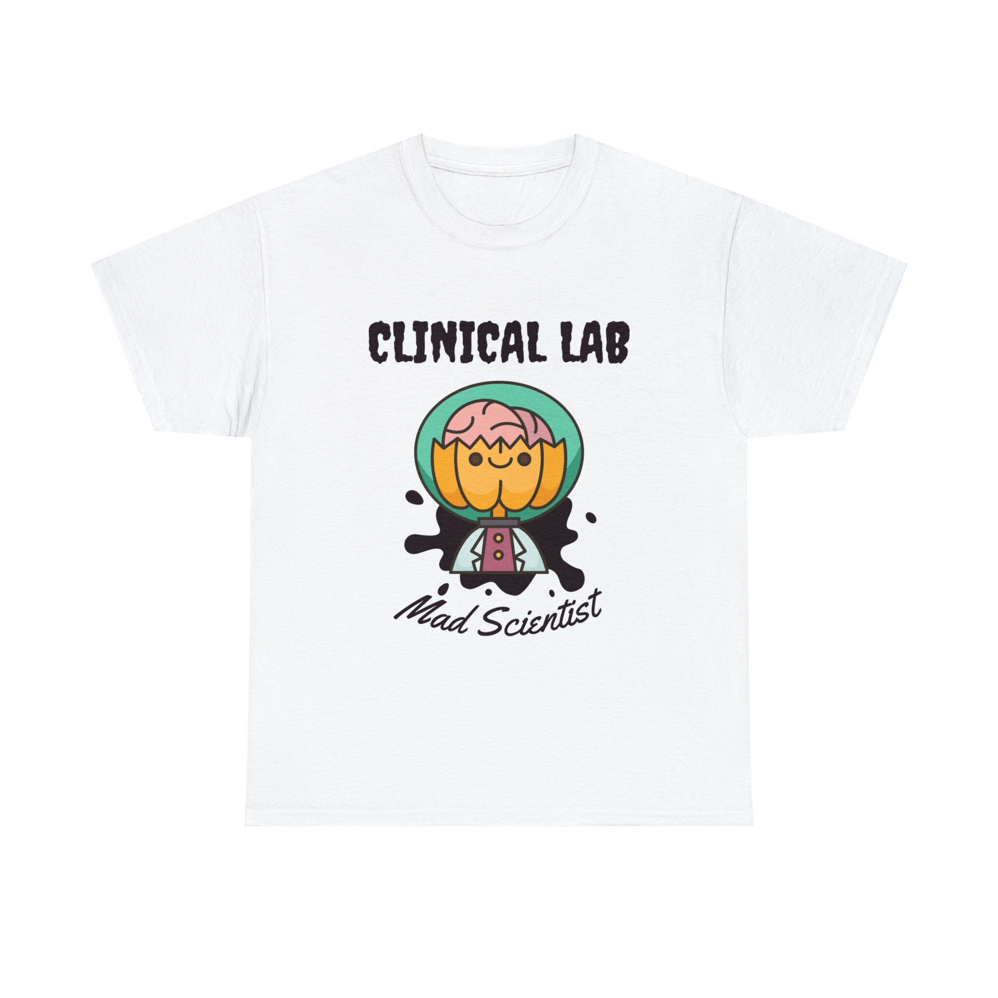 Clinical Laboratory Scientist Mad Scientist T Shirt - Halloween Lab ...