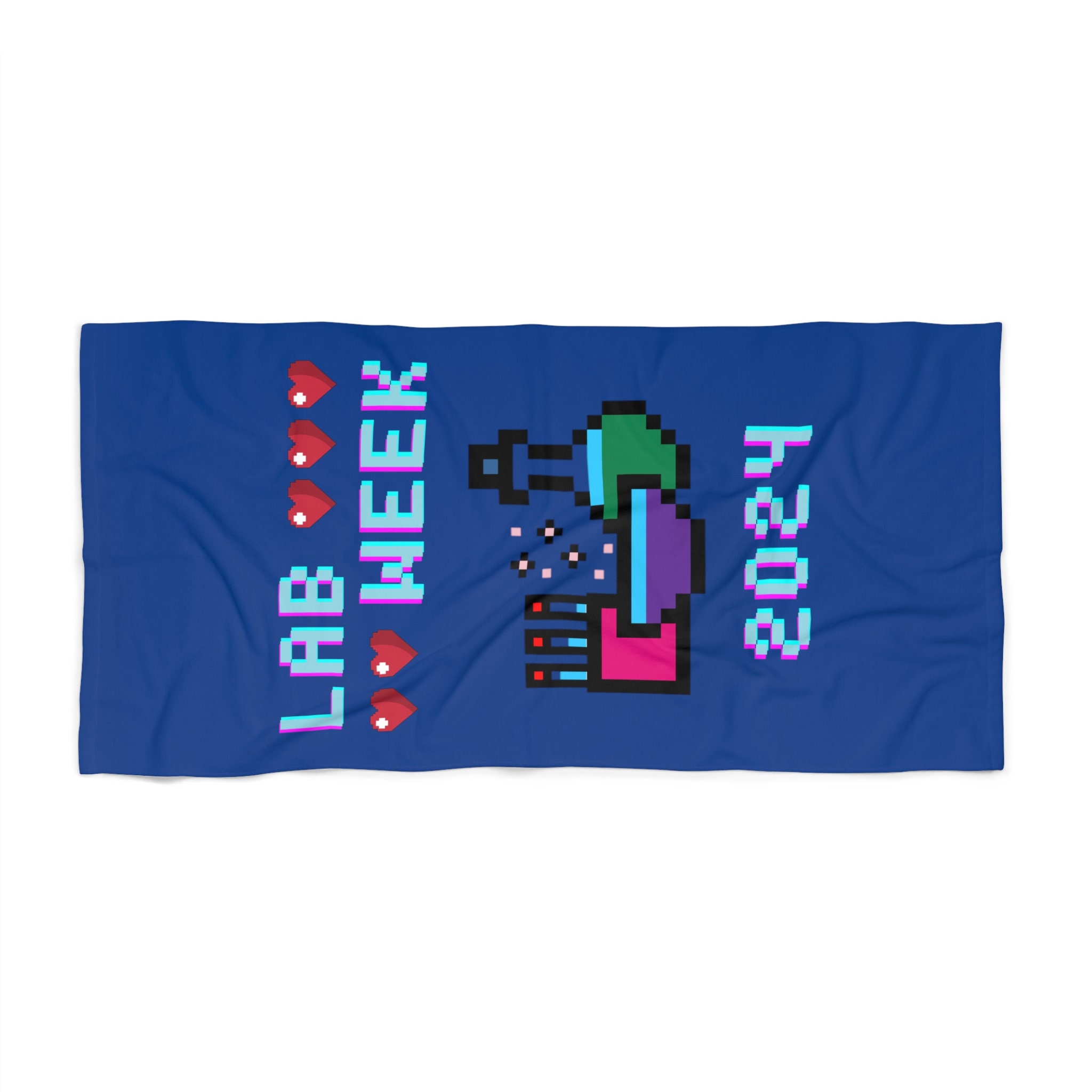 Lab Week 2024 Pixel Art Beach Towel - Etsy
