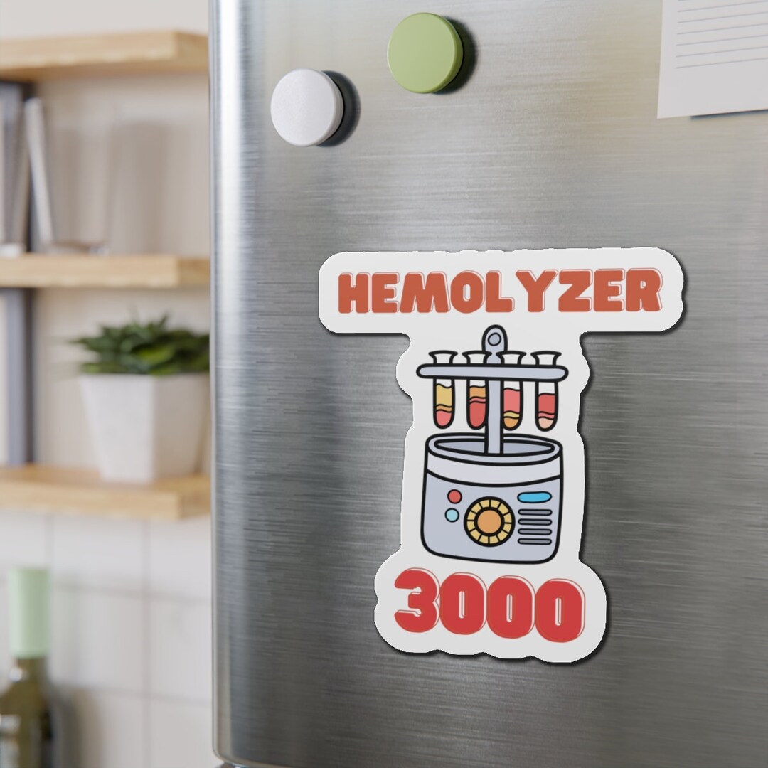 Hemolyzer 3000 Die-cut Magnet - Etsy