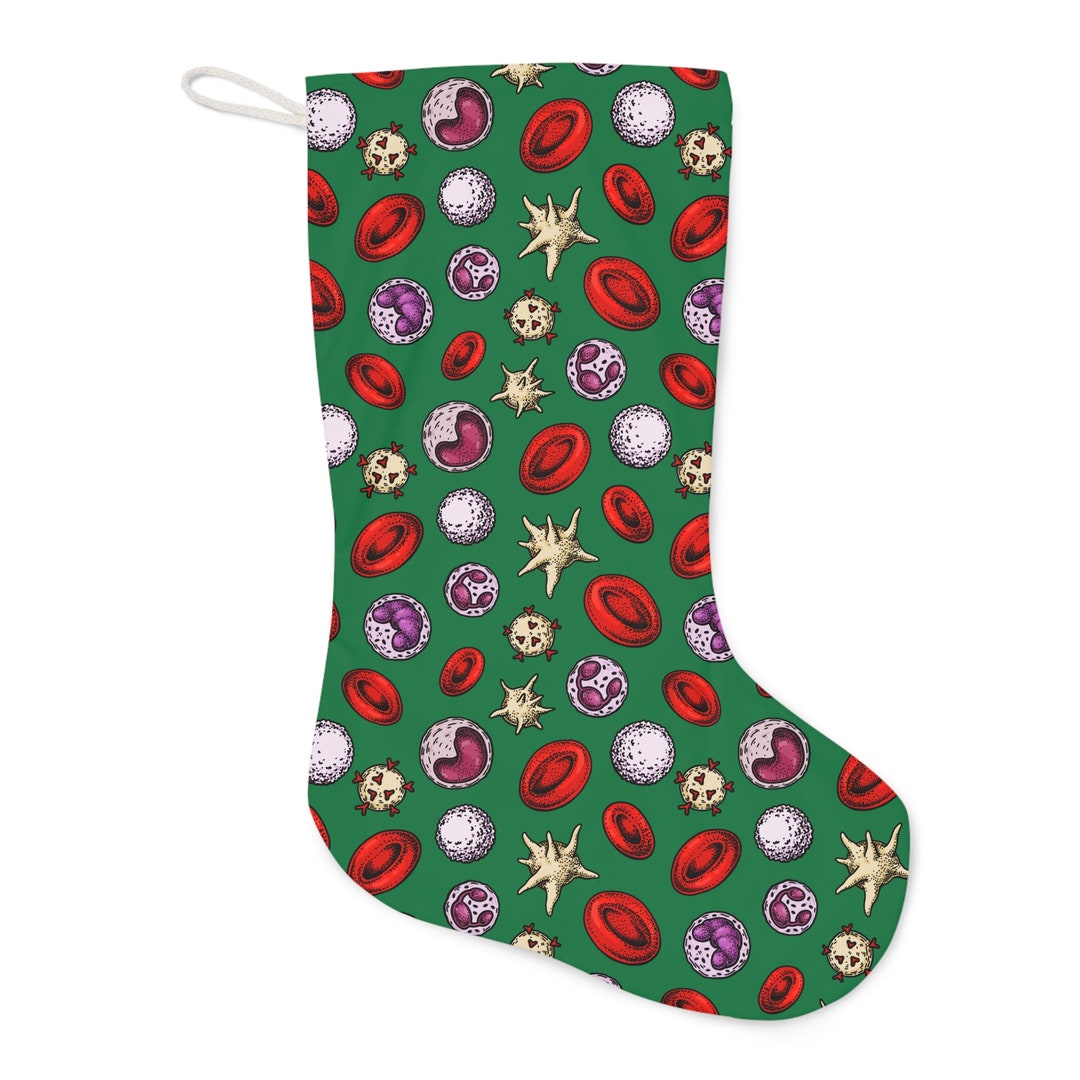 Blood Cell Science Christmas Stocking - Etsy