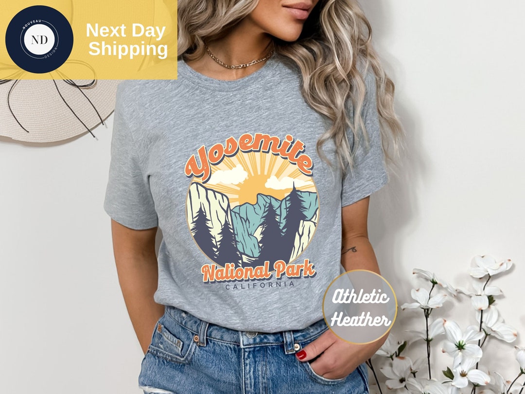 Yosemite Park Shirt, Retro Yosemite National Park Shirt, Yosemite Park ...