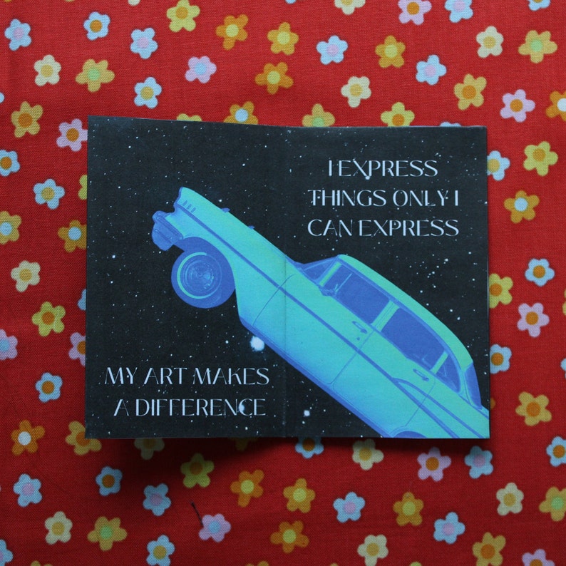 Artist Affirmations Zine | Positive Affirmations for Creative Work Mini ...