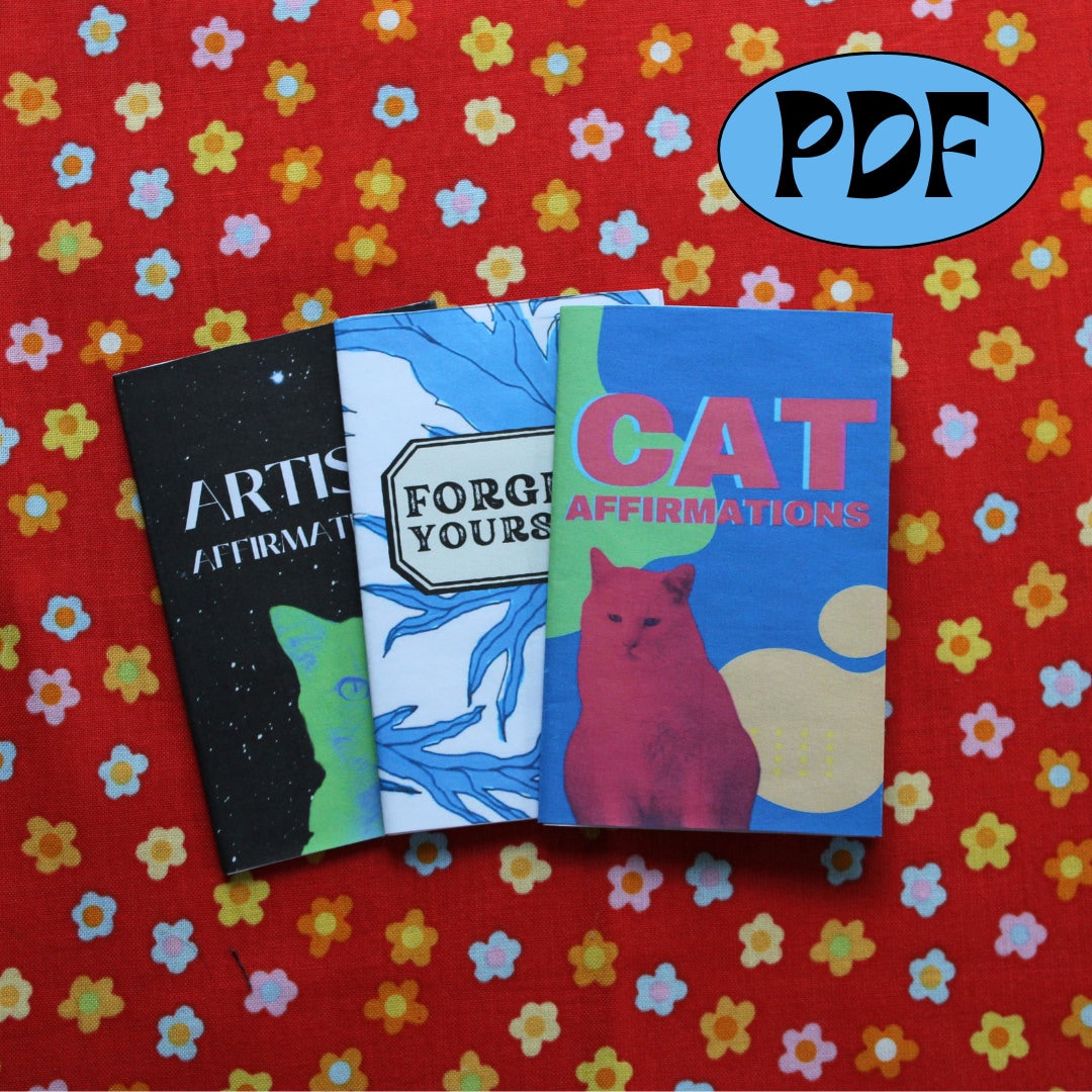 Digital Zine Bundle | 3 Printable Mini Zines on Self Love and ...