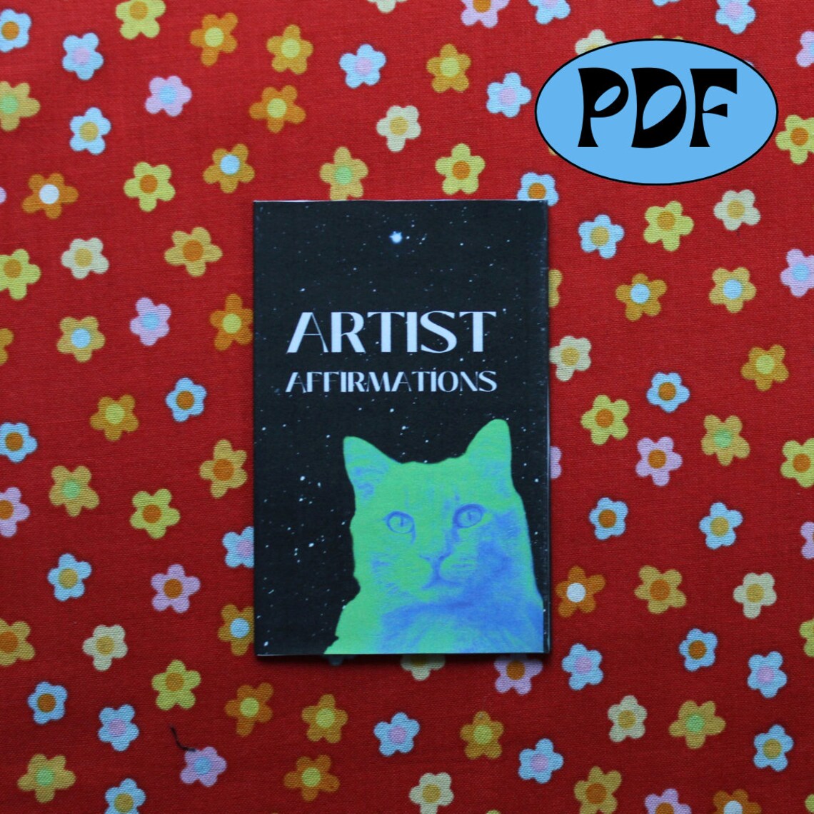 Artist Affirmations Zine | Positive Affirmations for Creative Work Mini ...