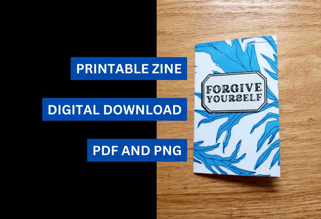 Forgive Yourself Printable Zine Self Love Mini Zine Self - Etsy