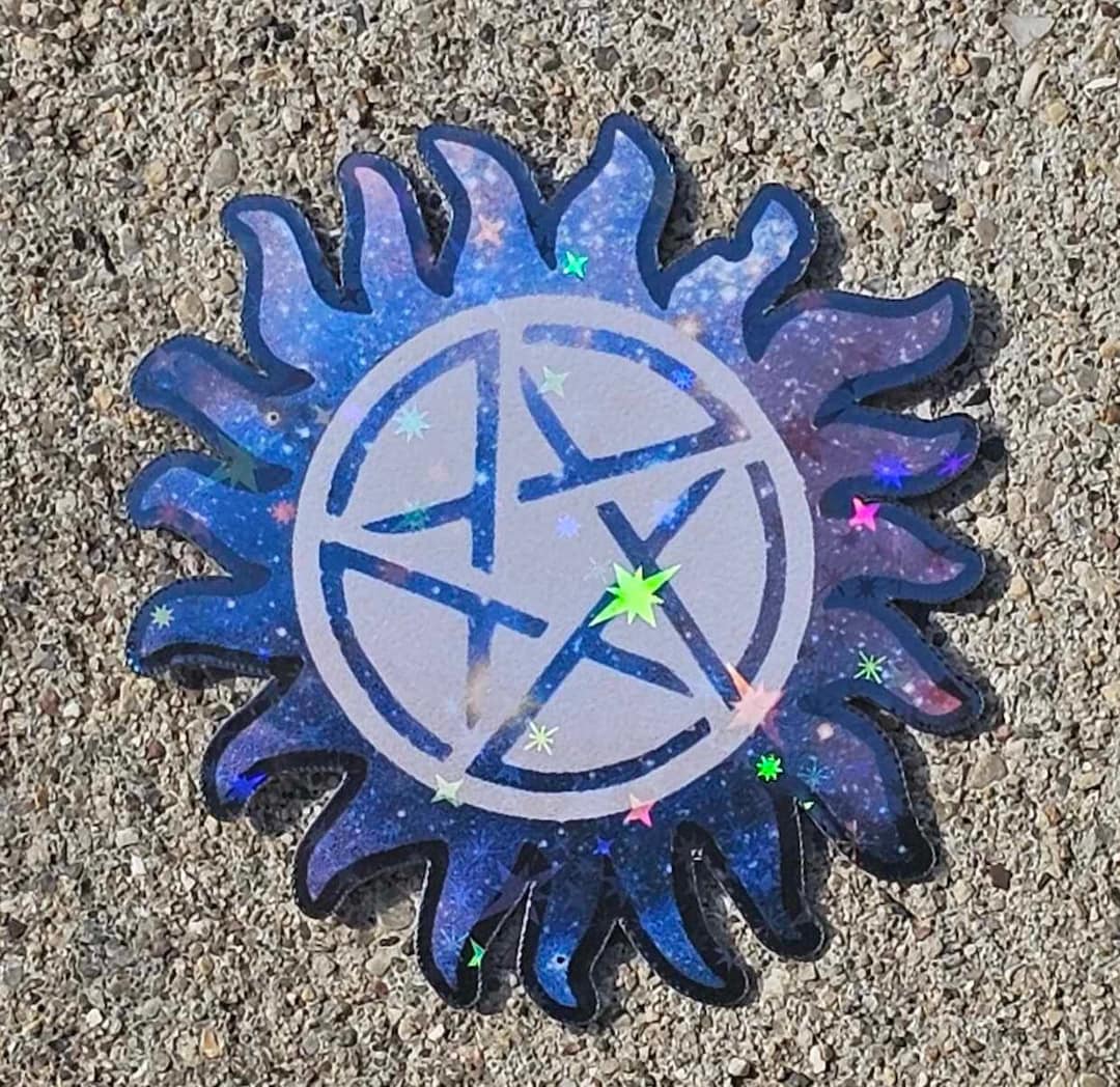 Holographic Anti Possession Vinyl Sticker - Etsy