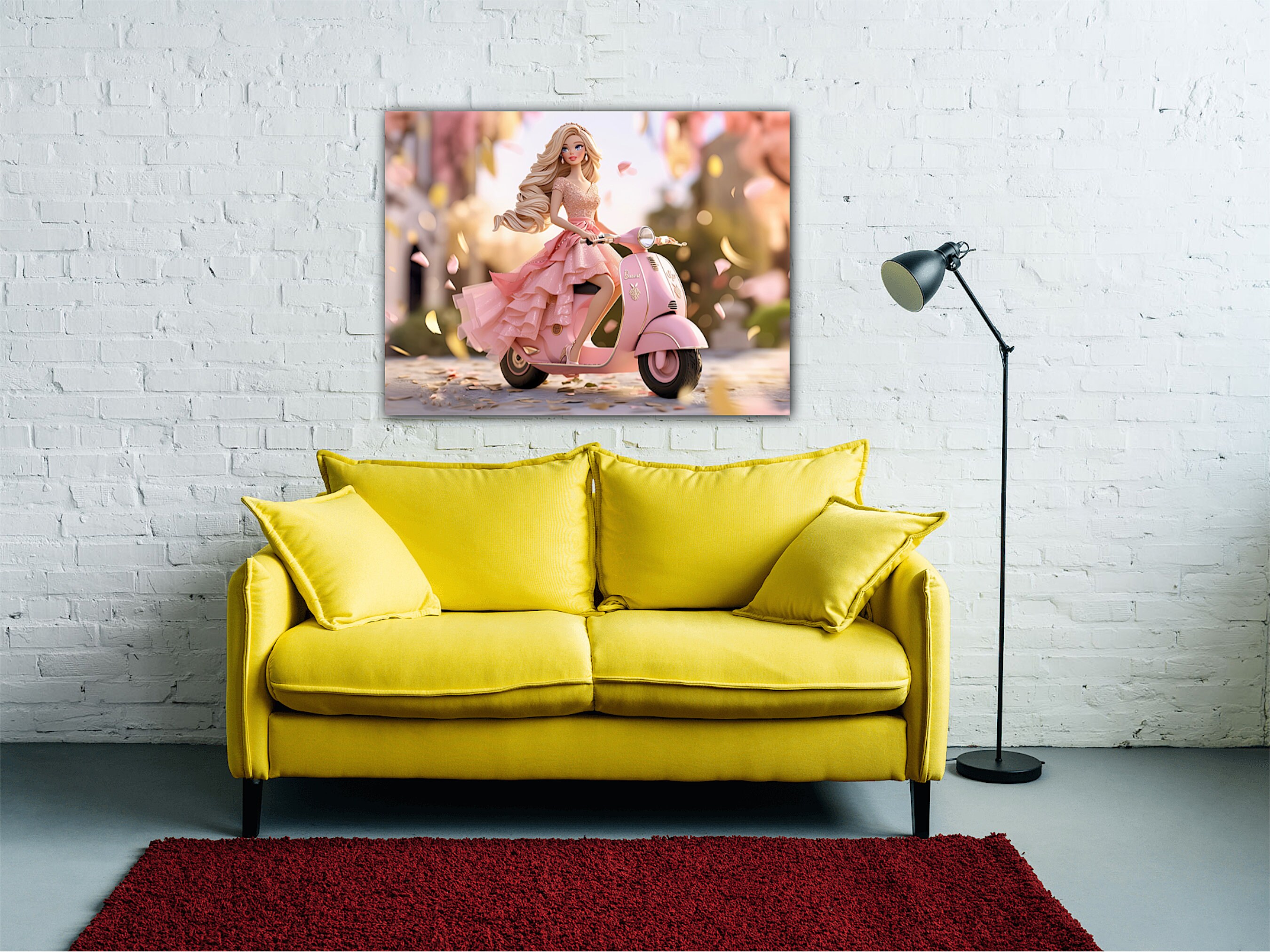 Vespa Barbie Girl Digital Download Printable Art - Etsy