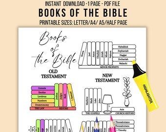 Bible Reading Guide Instant Color Guide Download Christian - Etsy