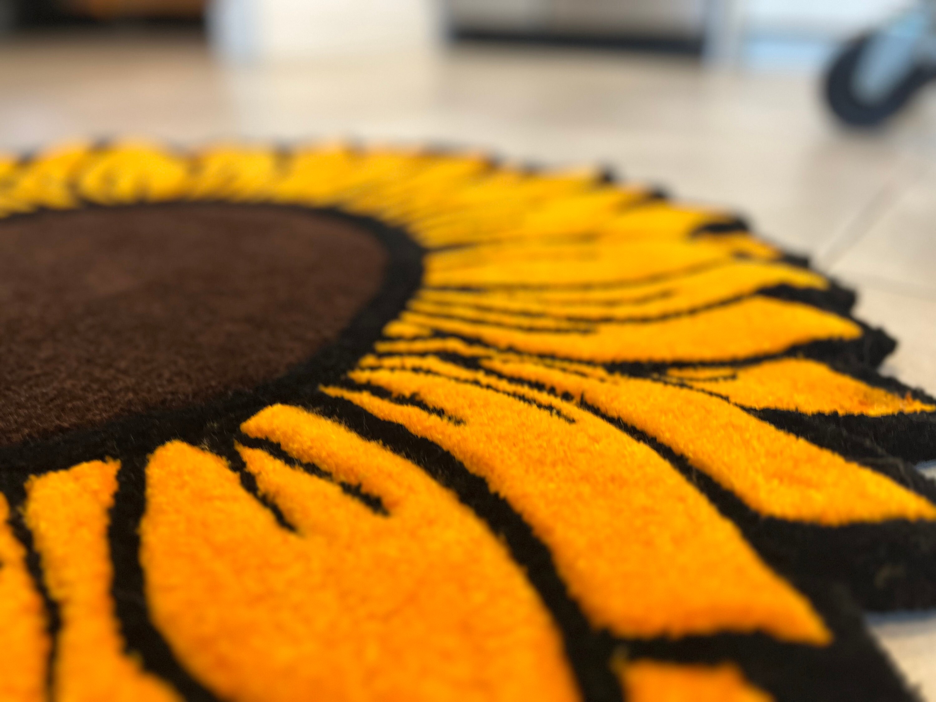 Handmade Tufted SUNFLOWER Rug - Etsy