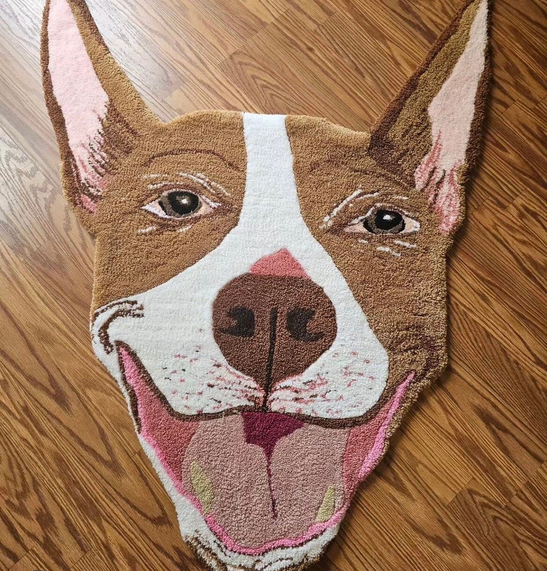 Custom Animal Portraits Tufted Rug, 100% Handmade Tufted Rug - Etsy