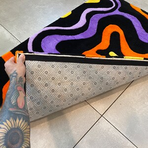 Handmade Tufted Psychedelic Trippy Rug - Etsy