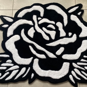 Handmade Tufted Rug -TRADITIOANL ROSE- - Etsy