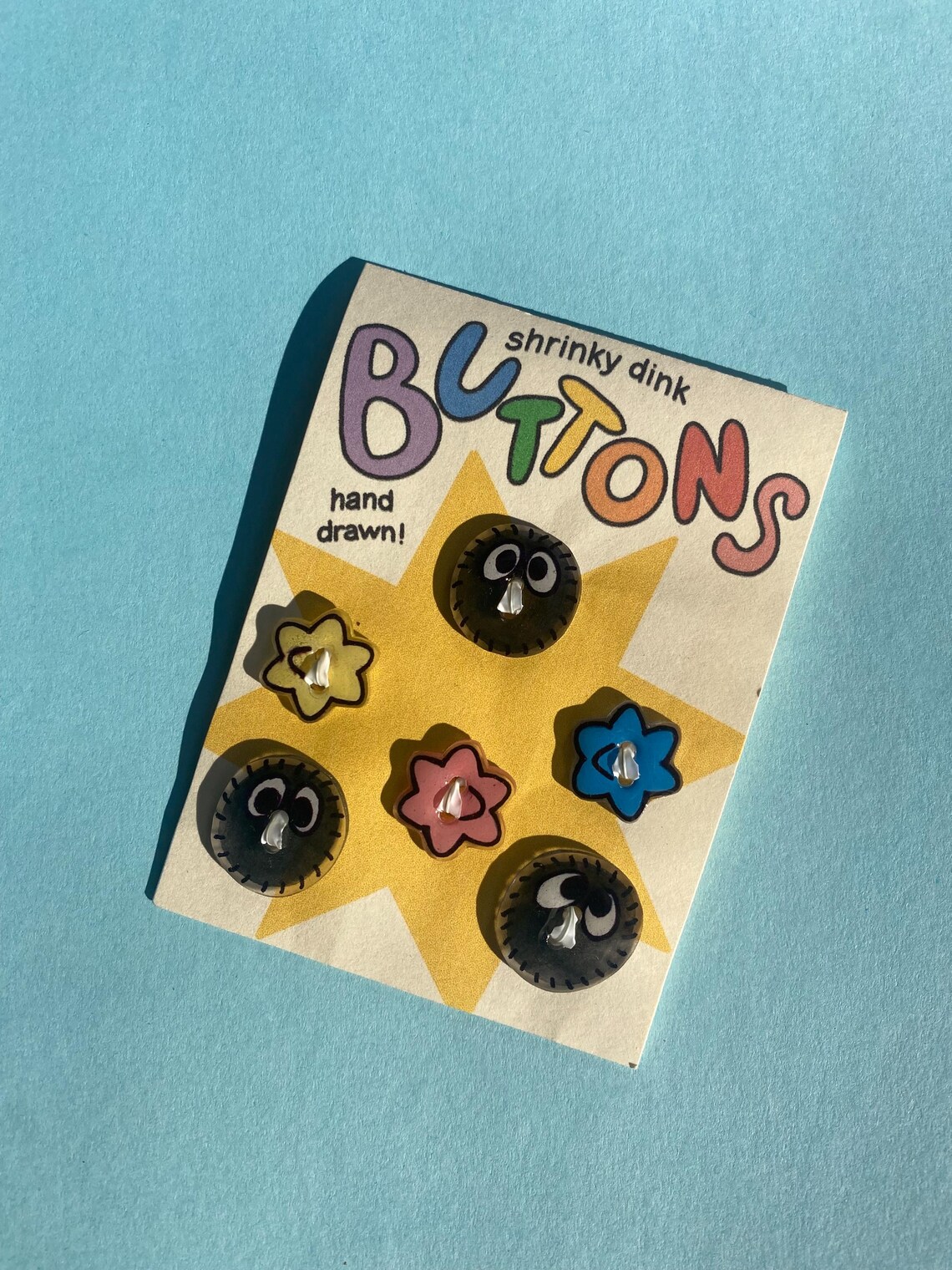 Soot Sprite and Star Candy Buttons Ghibli Spirited Away Anime Novelty ...