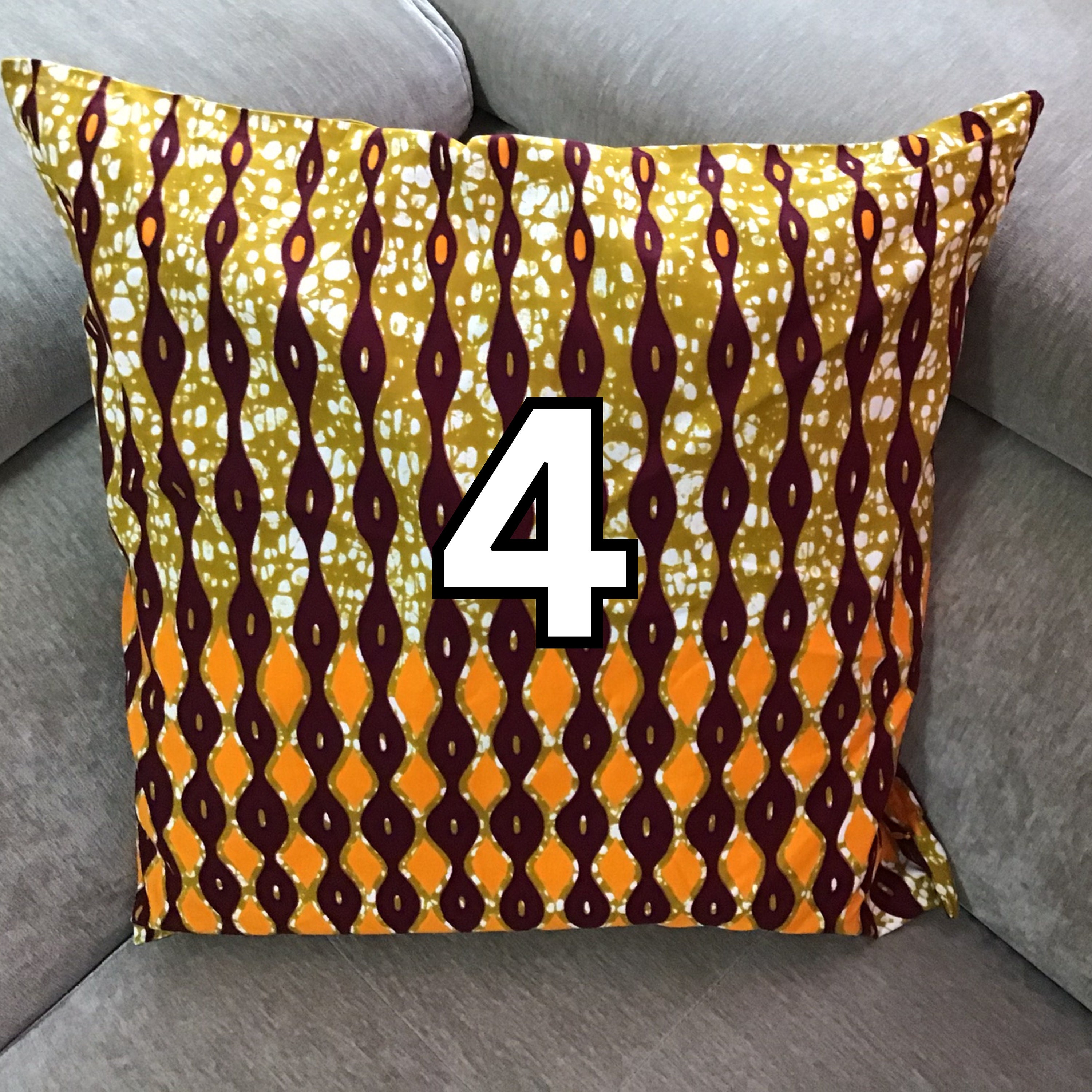 African Print Pillow Cover, Ethnic Home Decor, Boho Ankara Aesthetic ...