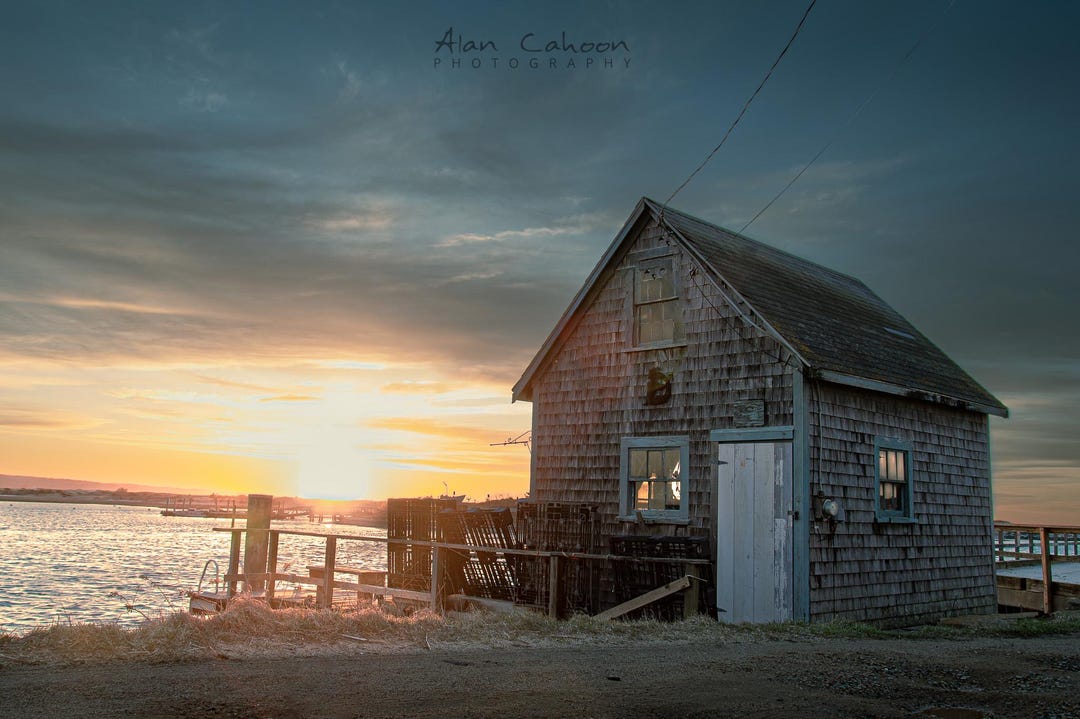 Menemsha Sunset Photograph, Martha's Vineyard - Etsy
