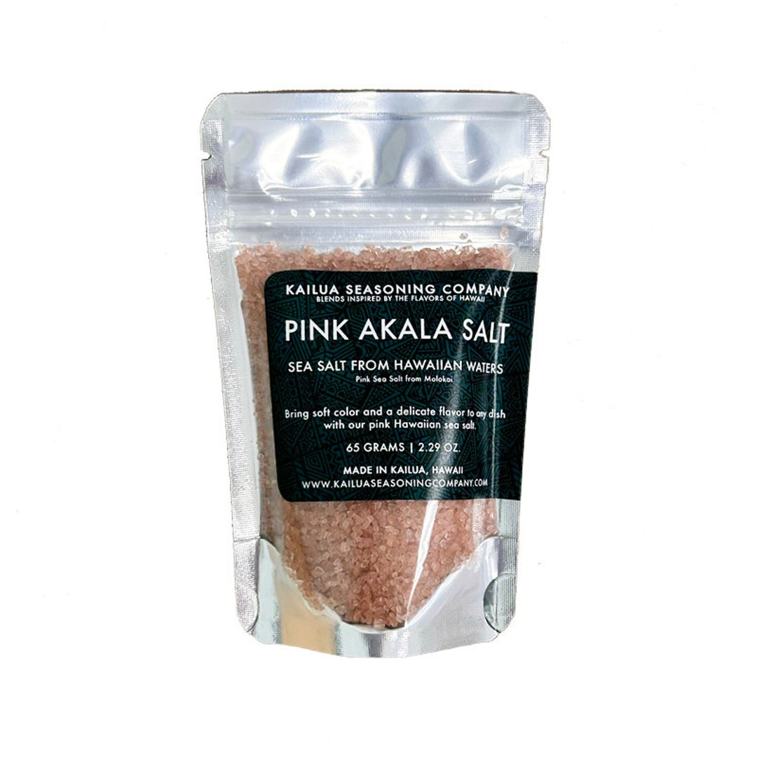 Pink Akala Salt | Sample Envelope (1/4 Cup) | Pink Hawaiian Sea Salt - Etsy
