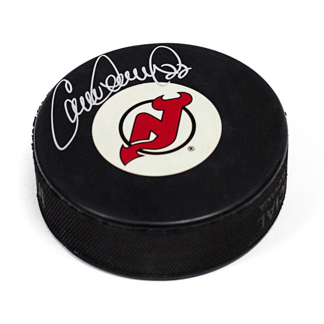 Claude Lemieux New Jersey Devils Autographed Hockey Puck - Etsy