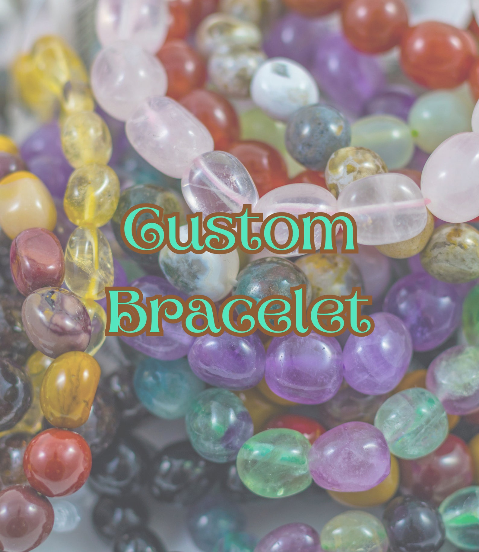 Custom Gemstone Bracelet | Personalized Beaded Design - Etsy