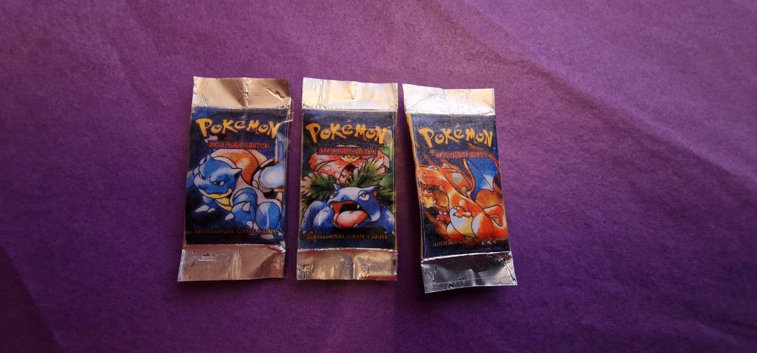 Mini Pokemon Booster Packs/ Mini Pokemon Cards (hand Made) - Etsy