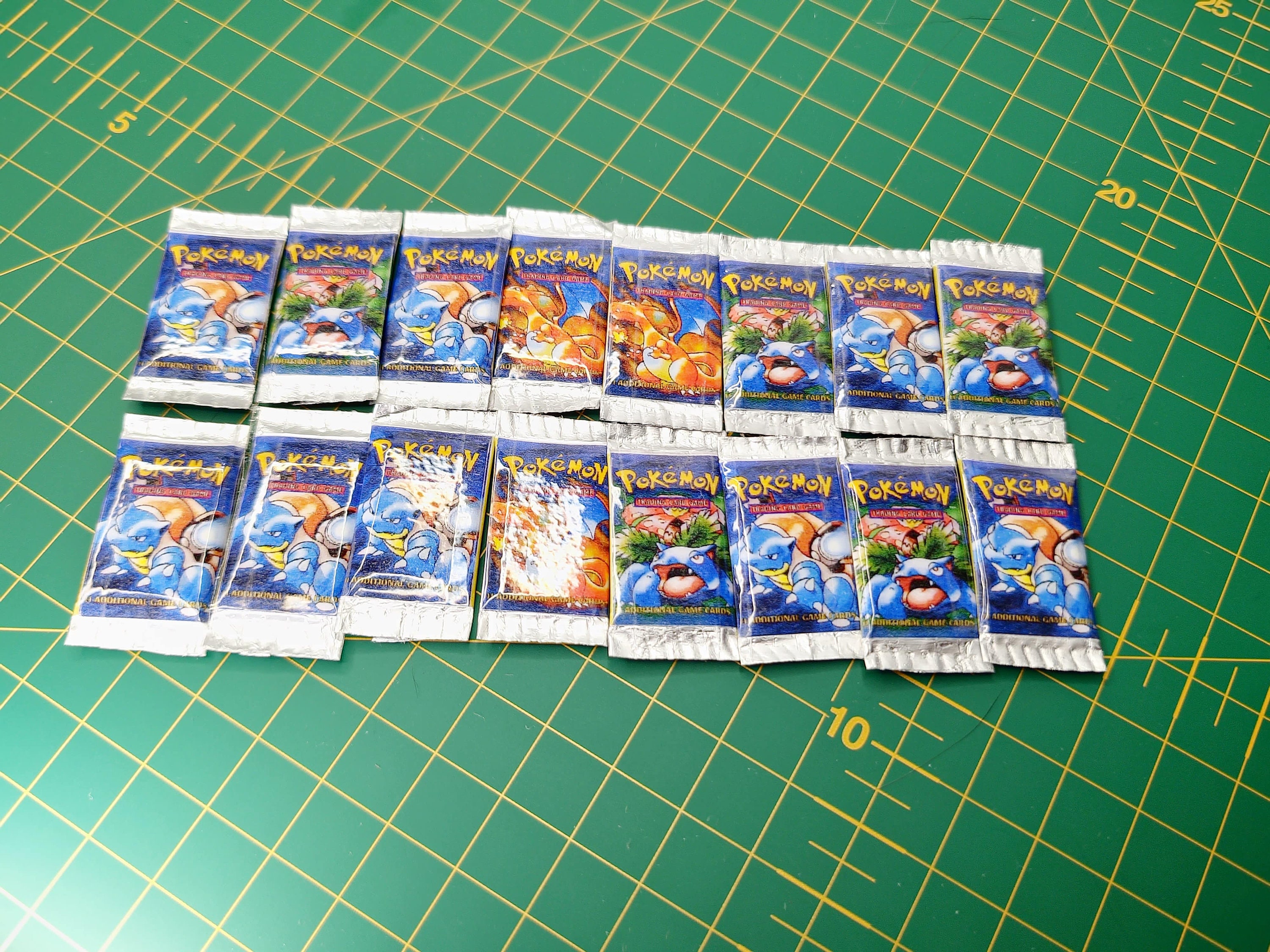 Mini Pokemon Booster Packs/ Mini Pokemon Cards hand Made - Etsy UK