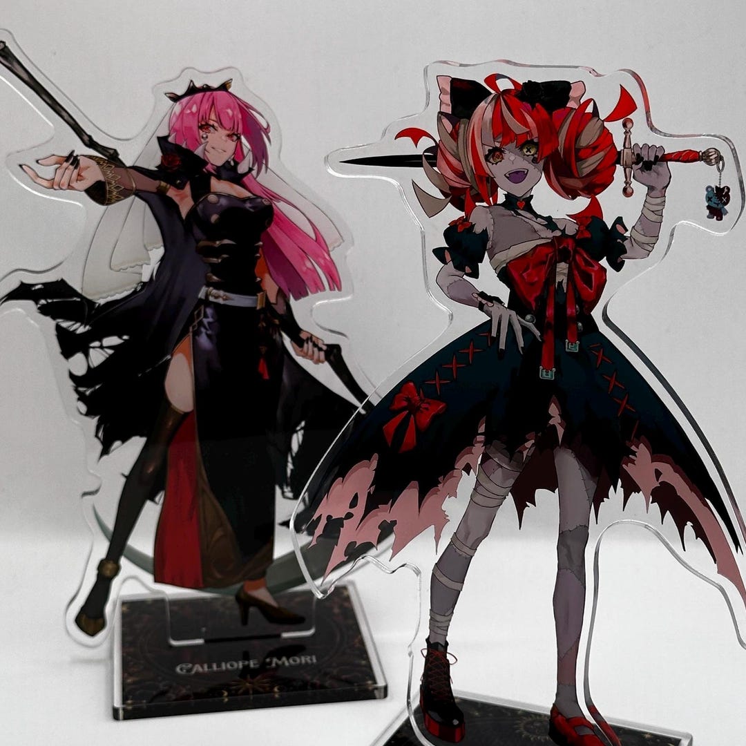 Hololive Fan Events: Holoween Kureiji Ollie and Calliope Mori Standee ...