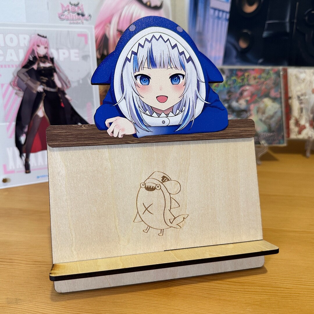 Howu Production: Hololive Wood Phone/display Stands - Etsy