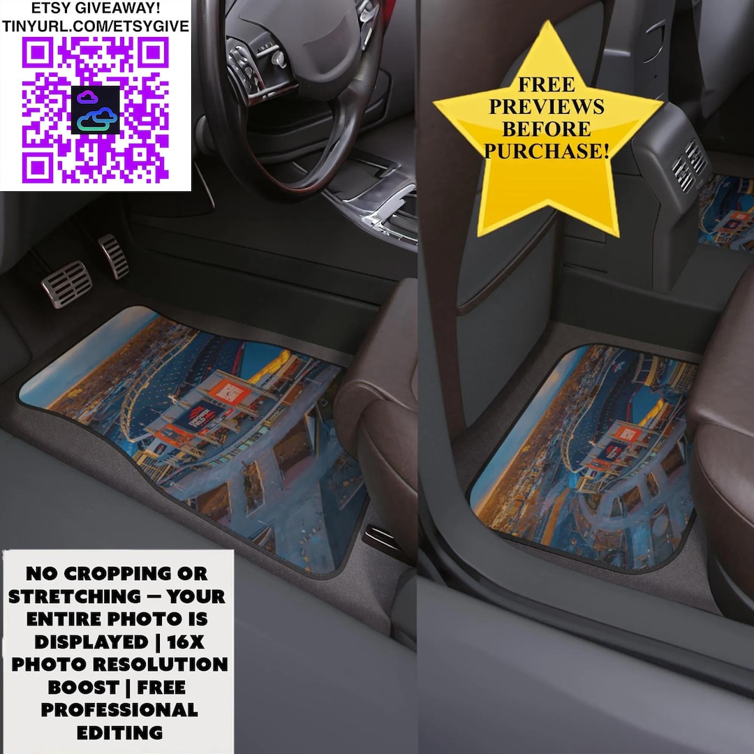 Custom Car Mat, Personalized Car Mat, Photo Printed Car Mat, Unique Car ...